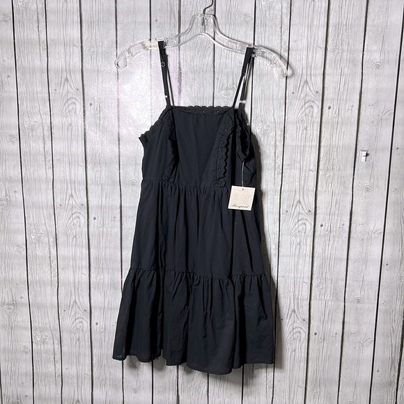 Passport | Dresses | Passport Black Tiered Dress Size Small | Poshmark